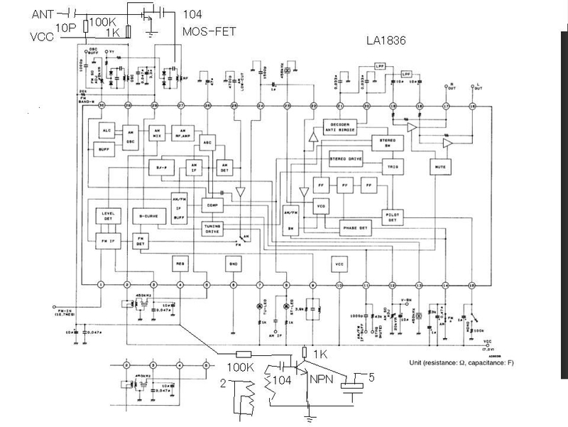 FX-F1 AM感度不足解消 LA1836 - gtr-wrs-rx7の日記