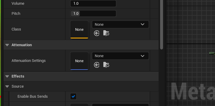 UE5 MetaSound AttenuationSettingsを設定したら音が消えた - pto8913のメモ帳