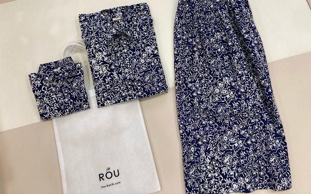 ジャカルタのROU BATIKで家族のバティックをオーダーした流れ - ぷよんすたいる。