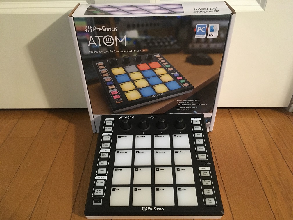 PreSonus ATOM Pad - pyonpapaiのブログ