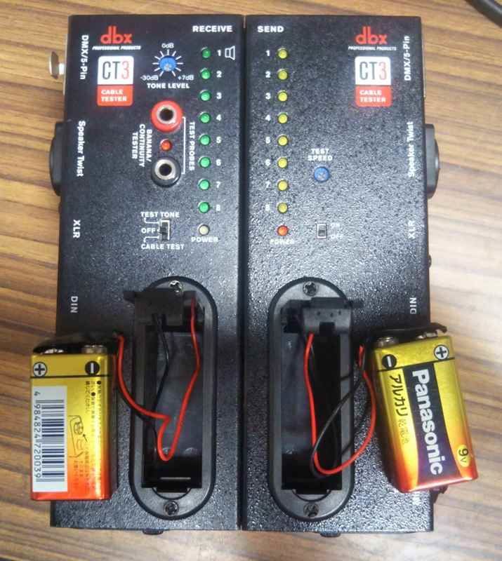 【PA】ケーブルテスター「dbx CT3」の使い方 - とある科学の備忘録