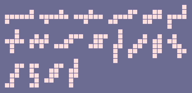 OEIS：ポリオミノの個数（1） - pzdcの雑記