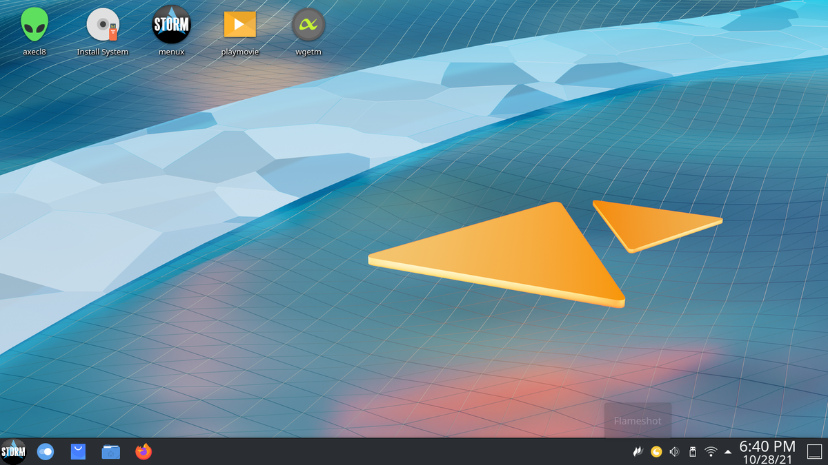 Distrowatch.comの幕下以下のディストリビューション〜Storm-os - 引っ越ししたリファレンスノート