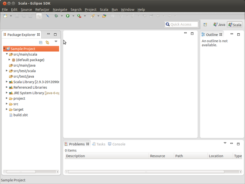 3分でsbtとEclipseに対応したScalaプロジェクトを作る - セカイノカタチ