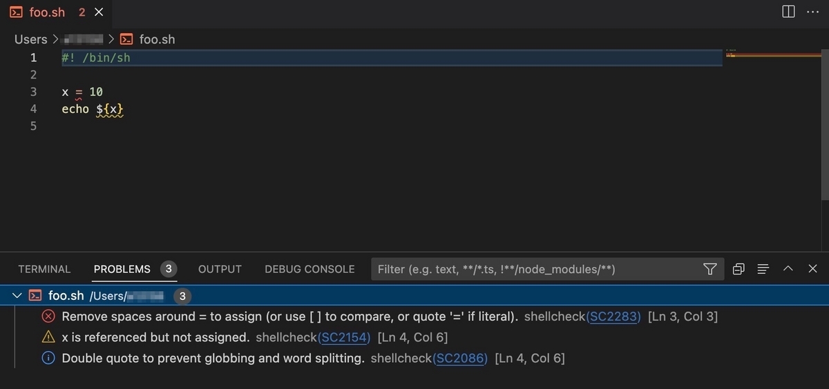ShellCheckでシェルスクリプトをLint - Carpe Diem
