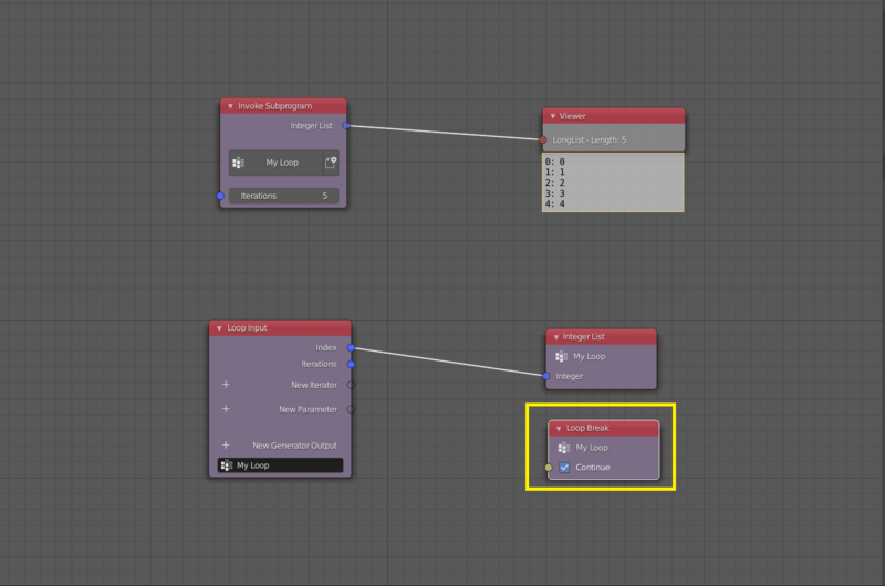 loose introduction about Animation Nodes (Loop) - ニッチなblender手記