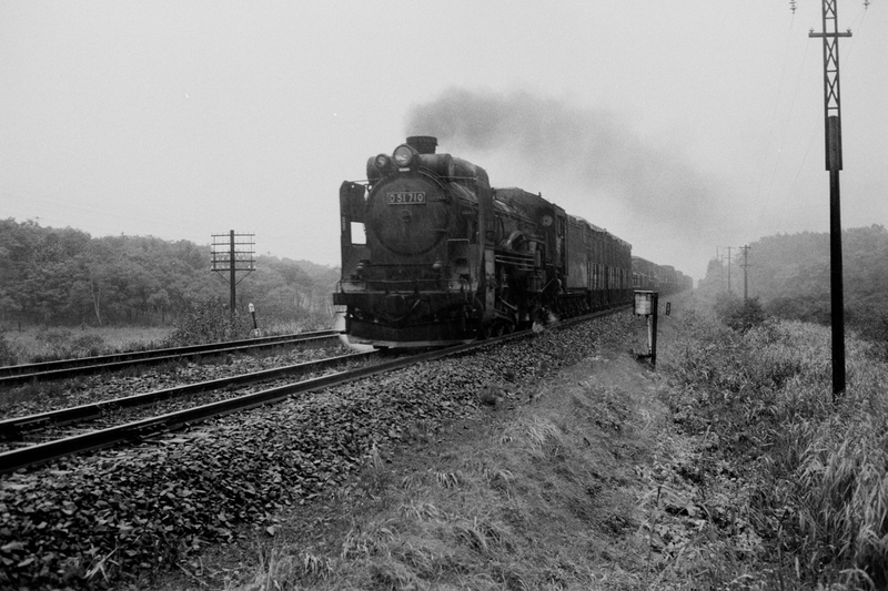 雨の植苗 - ただいま鉄道写真スキャン中