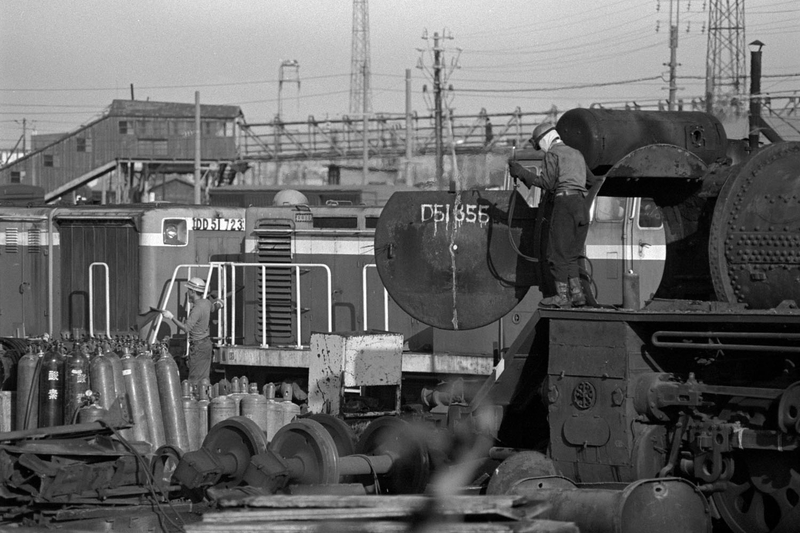 D51 855解体 - ただいま鉄道写真スキャン中