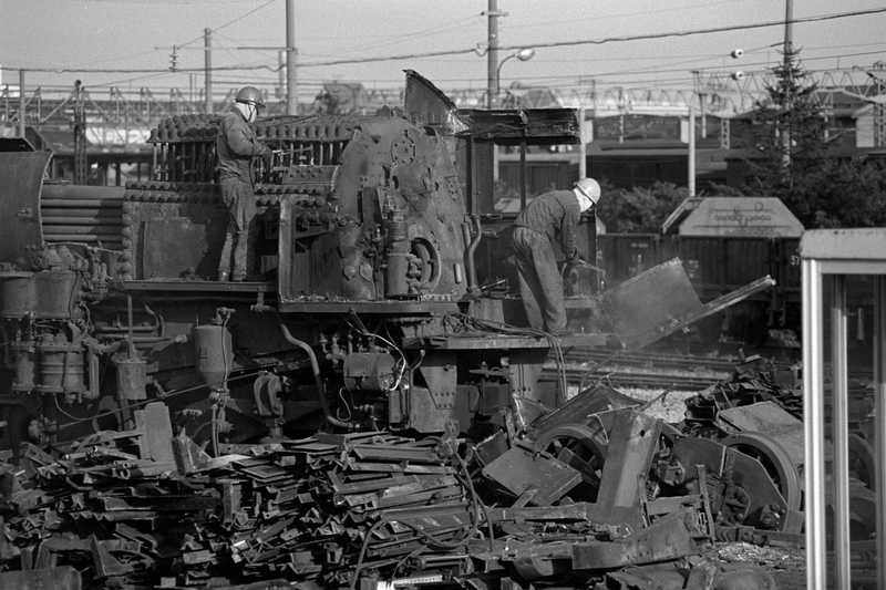 D51 855解体 - ただいま鉄道写真スキャン中
