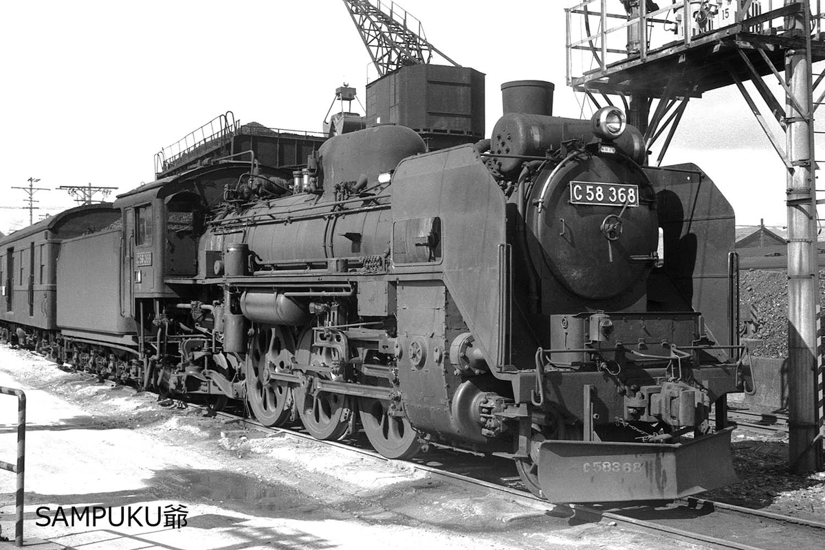 C58 368再び - ただいま鉄道写真スキャン中