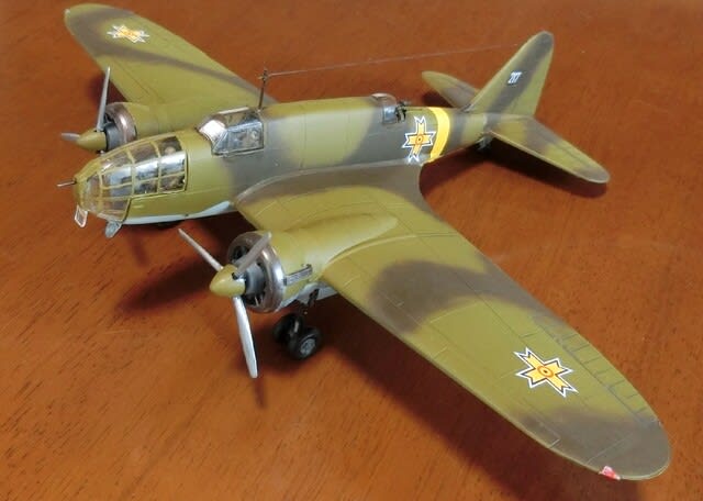 PZL.37 Los ZTS plastyk 1/72 - rakitarouのきままな日常
