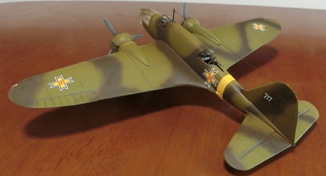 PZL.37 Los ZTS plastyk 1/72 - rakitarouのきままな日常