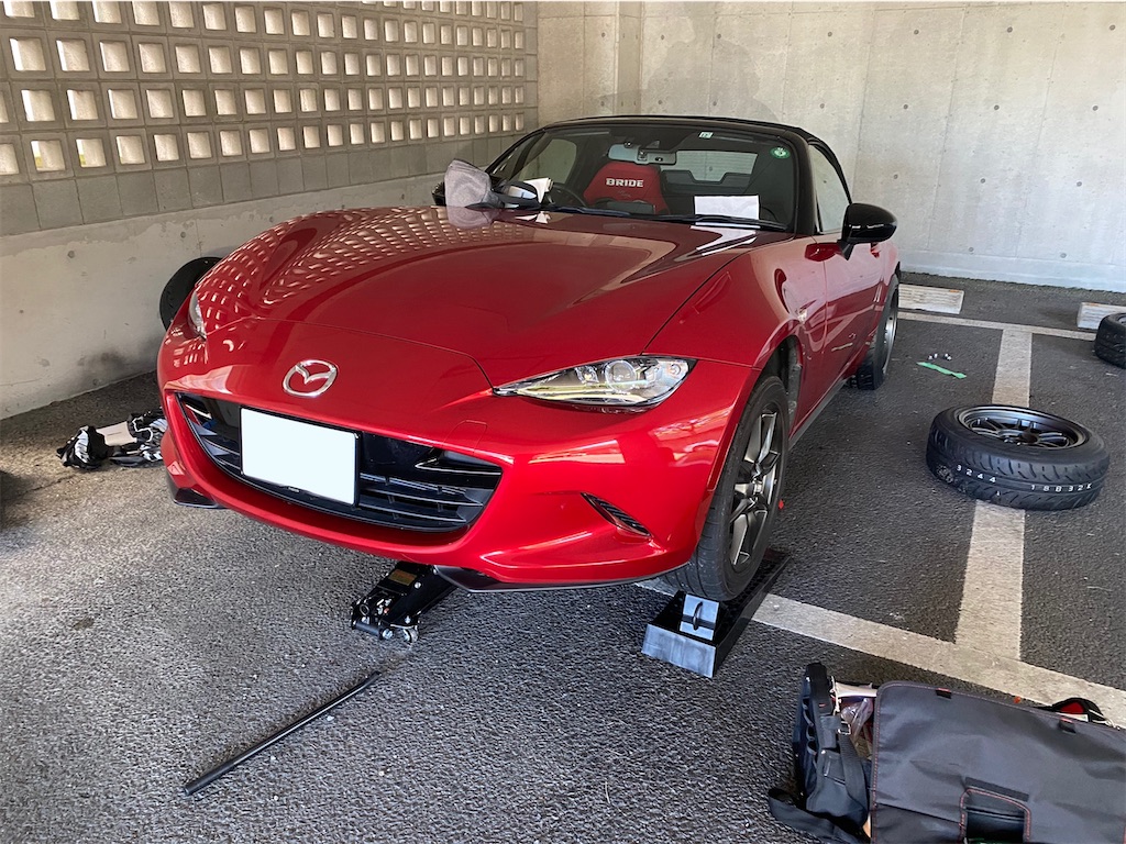 【NDロードスター】エンケイRPF1RS取り付け編 - ロードスター大学