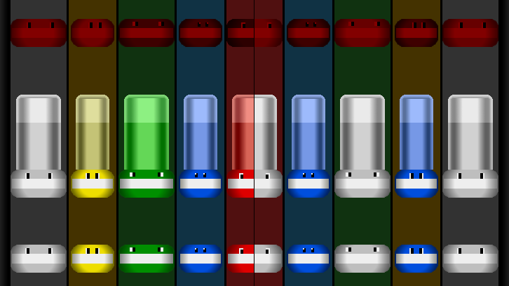 【発狂PMS】LITONE5用 自作9keyノーツスキン『POP-ANOTHER』Ver1.0 - 発Pでハッピー