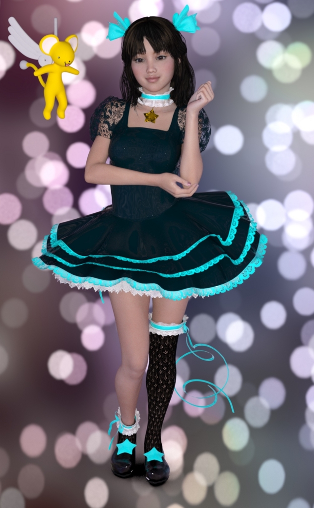 Teen Josie7を日本人化する。その5 初穂ちゃん完成 - DazStudioで日本人キャラを作る。