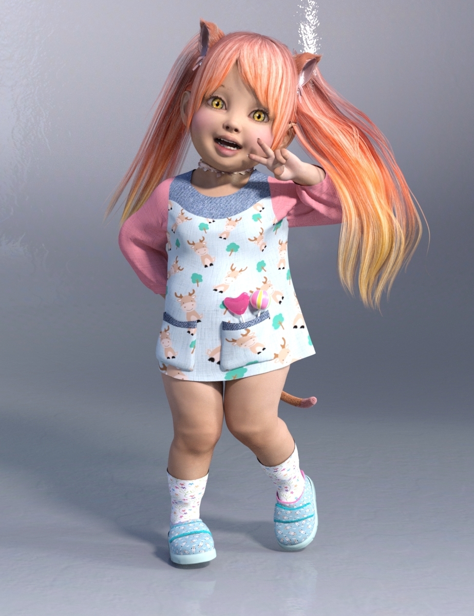 DazStudioで日本人キャラを作る。