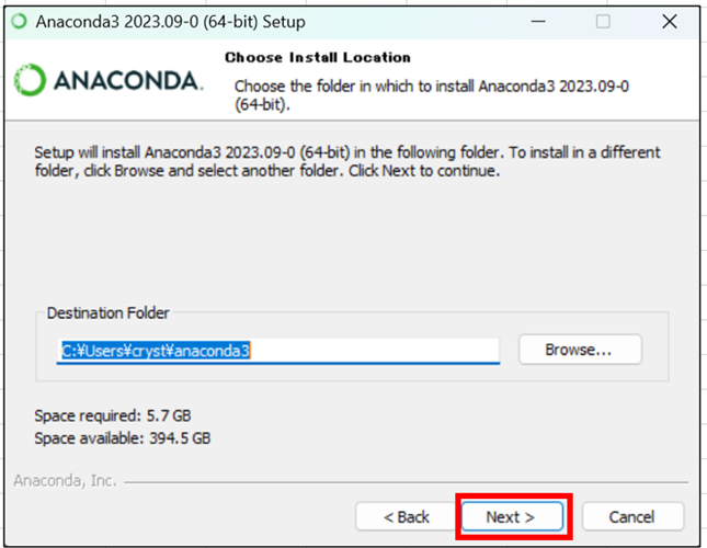 Python Anacondaのインストール - ray88’s diary