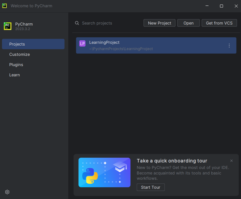 Python Pycharmの起動時ウィンドウを表示するようにする方法 - ray88’s diary
