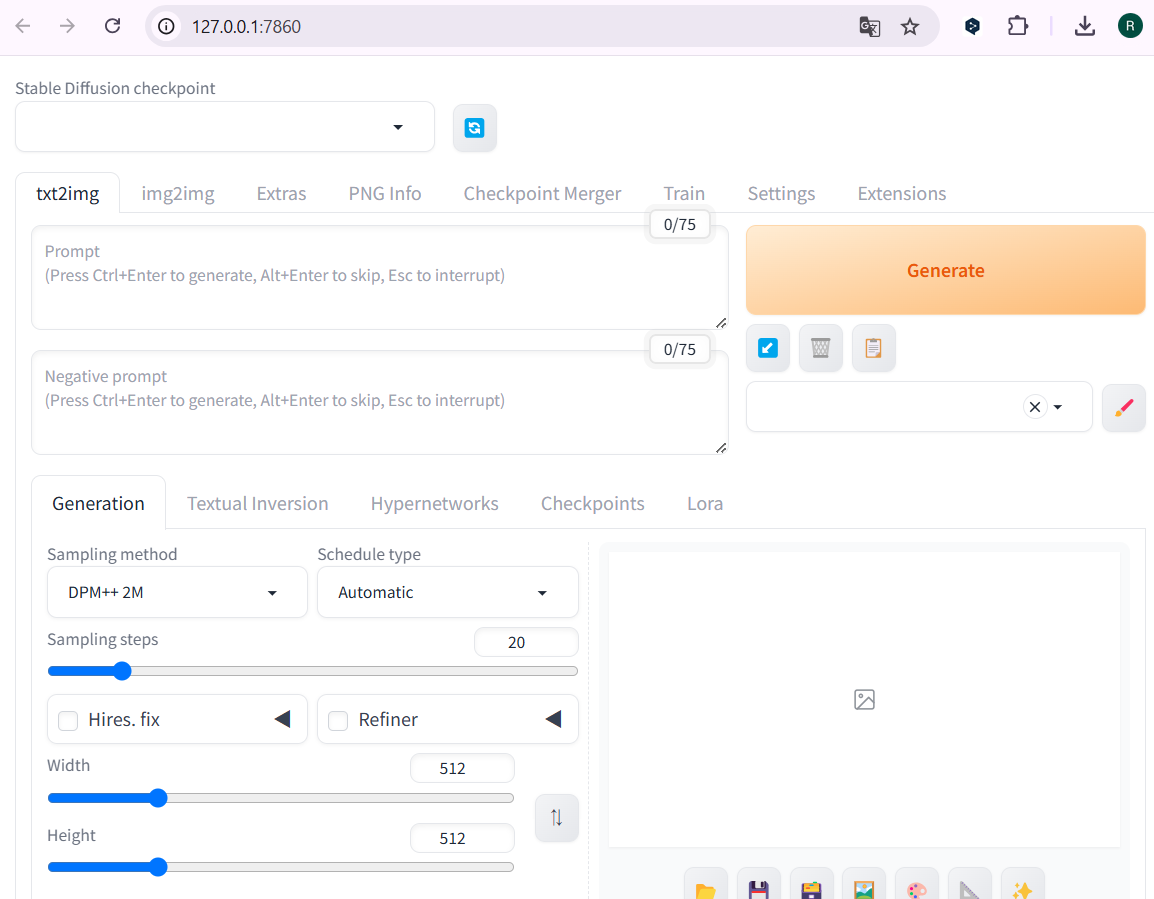 Stable Diffusion インストール - ray88’s diary