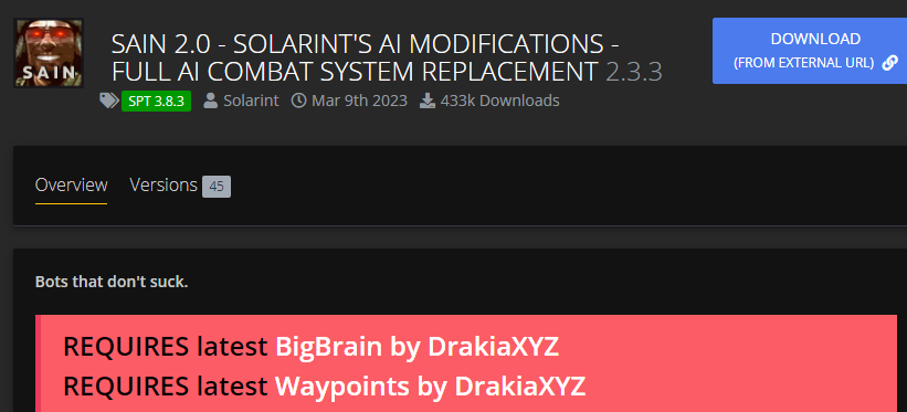 SPT+FIKA環境でのMODインストールと設定 - re_nasuchanの日記