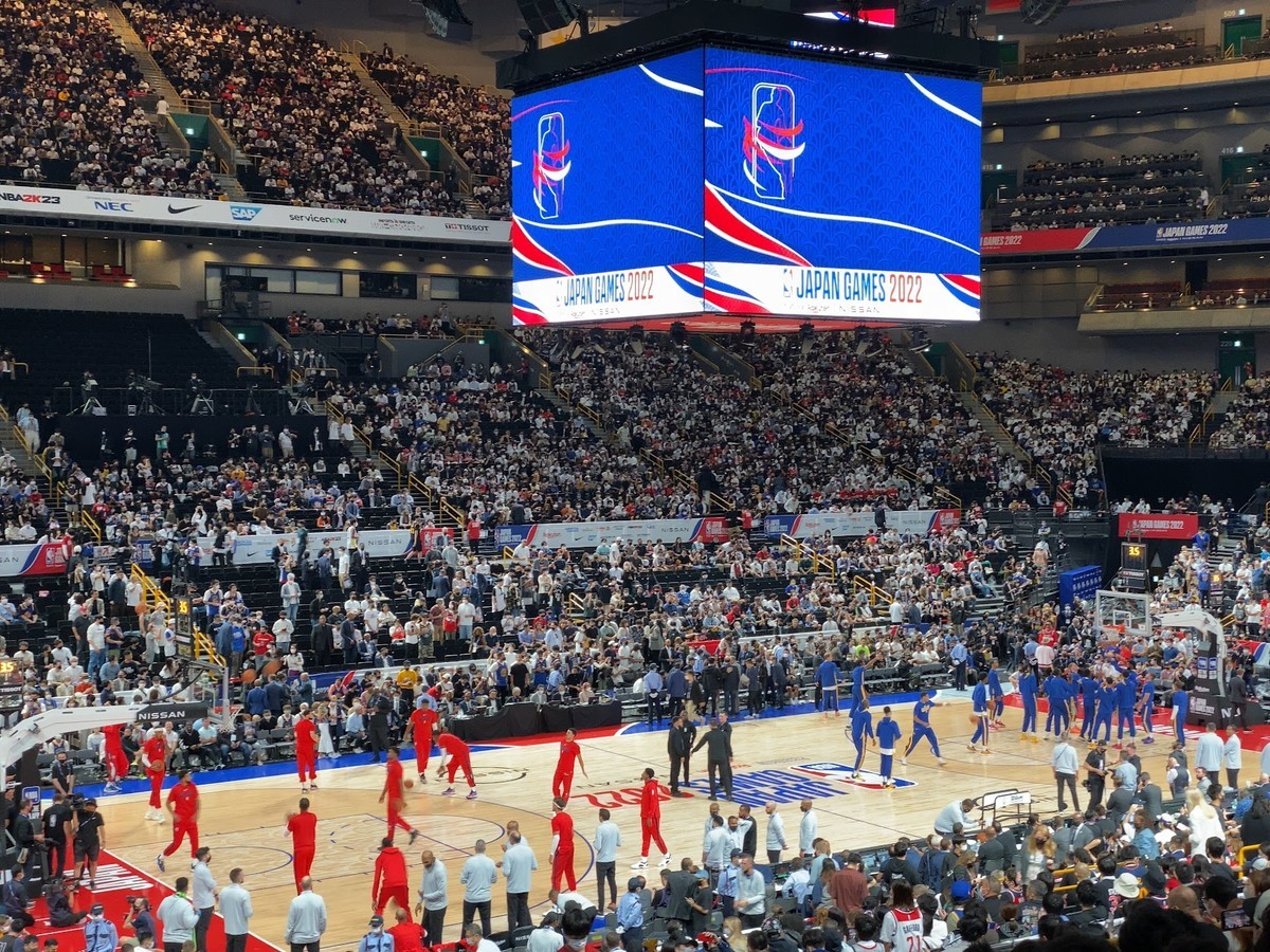 NBA JAPAN GAMES 2022開催！さいたまスーパーアリーナで涙チョチョ切れMAX！ - シン・キセキノオヤジ物語！〜 今でも、僕は