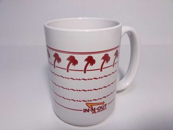 IN-N-OUT BURGER Coffee Mug - REDNECK ANTIQUES めくるめくアメリカ雑貨の世界
