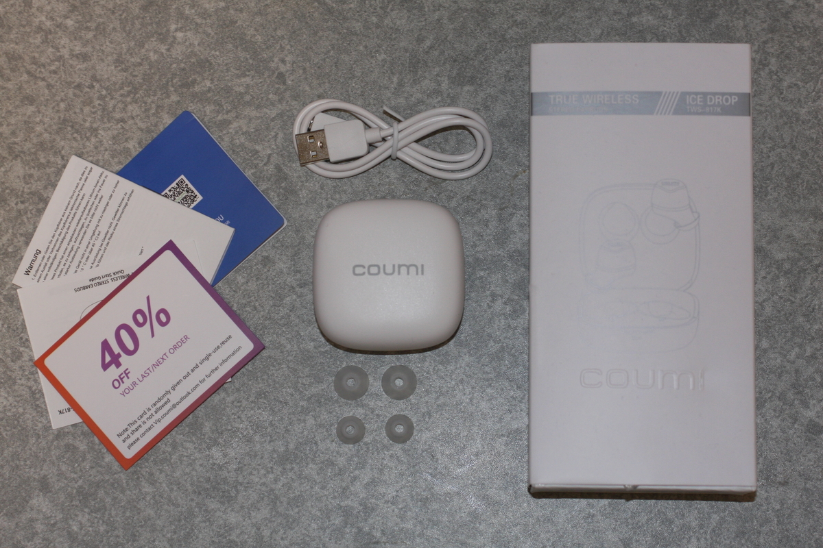 【COUMI Ice drop TWS-817Kレビュー】Google Fast Pair対応のイコライザー(EQ)機能付き防水ワイヤレス ...