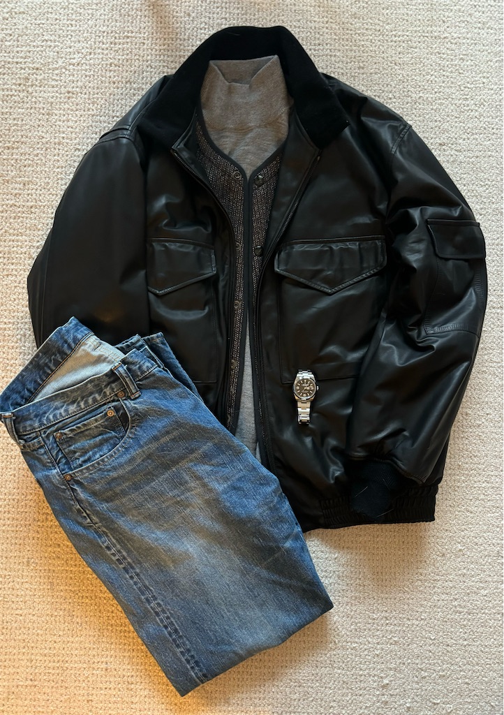 COMOLIのシープスキンG8ブルゾン - get ready