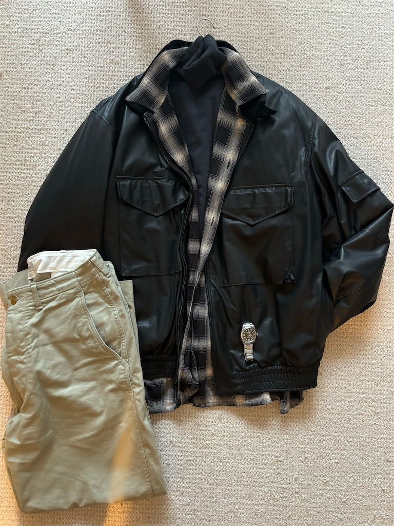 COMOLIのシープスキンG8ブルゾン - get ready