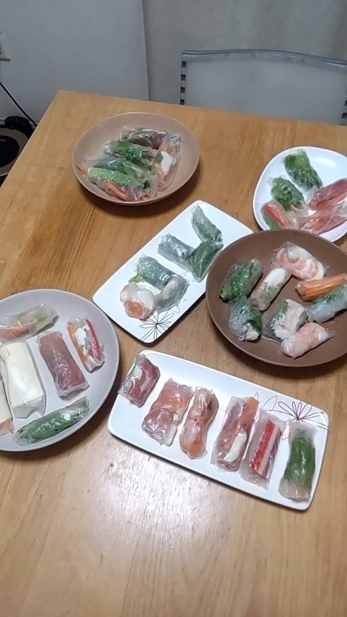 ありあわせで生春巻き - リアル60代&70代