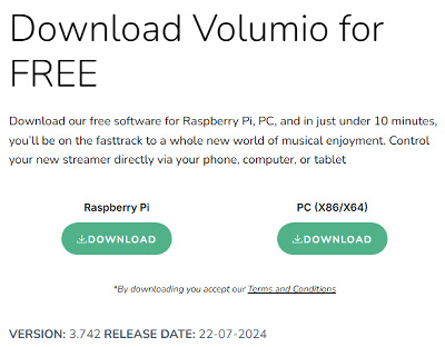 ミュージック・プレーヤーvolumioのインストール手順 - rfriendsでラジオ録音