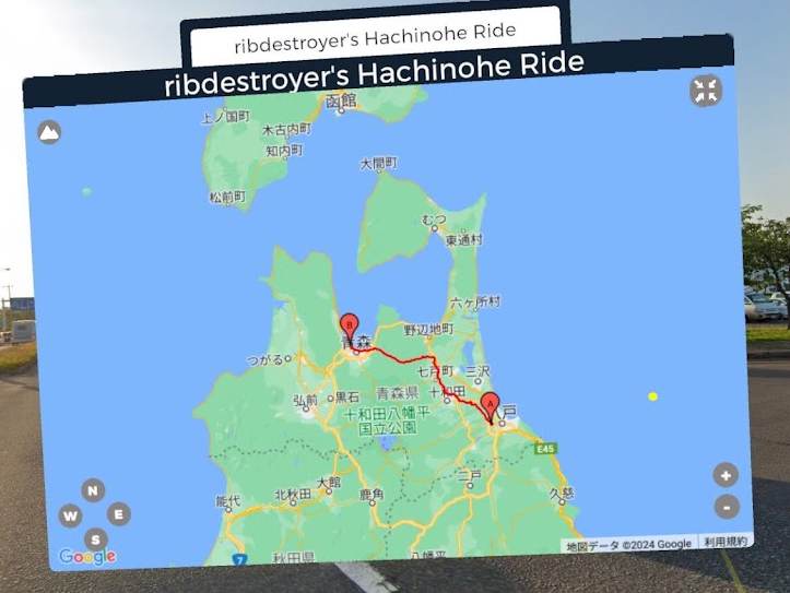 Meta Quest2 VZFITで日本縦断～青森県八戸駅→青森港フェリーターミナル - ribdestroyerのブログ