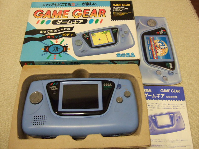 【日本/GG】 GAME GEAR BLUE (1994年発売) ≪セガ≫ - ぴこぴこ i FEEL ALRIGHT