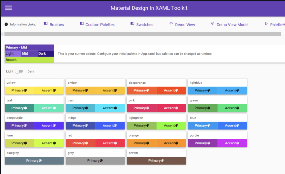 MaterialDesignInXAMLのテーマの色をデフォルトの紫から変える方法 - より良いエンジニアを目指して