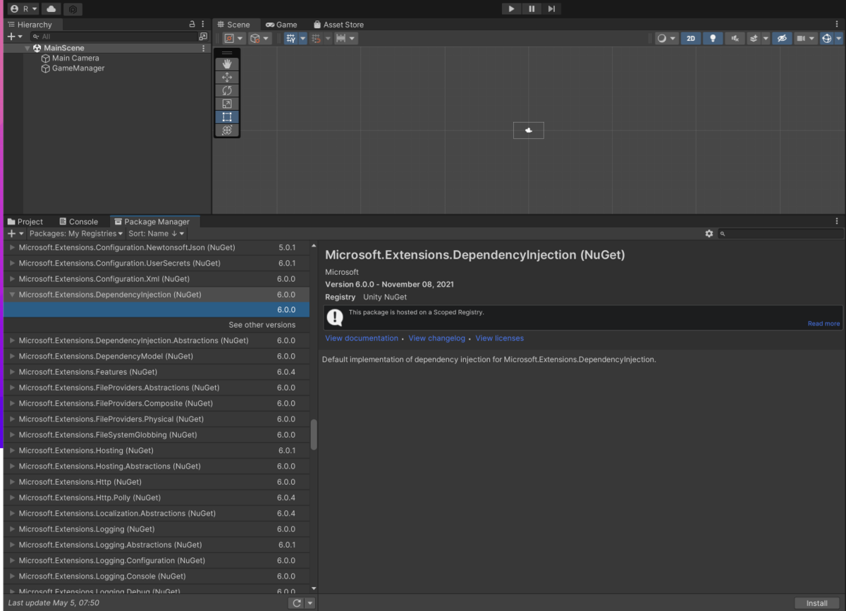 UnityでNuGetをUnityNuGetで扱う - より良いエンジニアを目指して