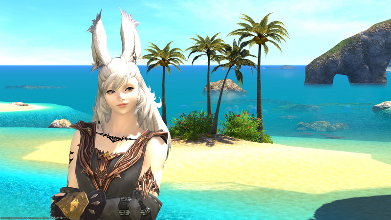 【FF14】プロフィール画像を撮りに - curtain