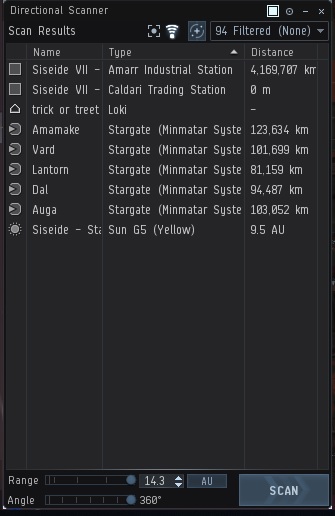 EVE Online - Dscan（指向性スキャン）を使いこなそう - Rist Gaming Blog