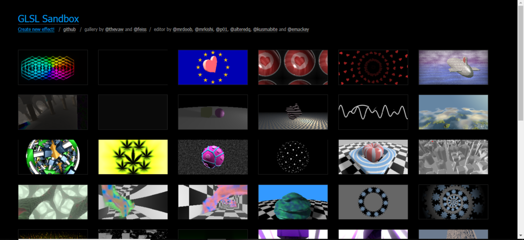 ProcessingでGLSLを実行してみた - Palette