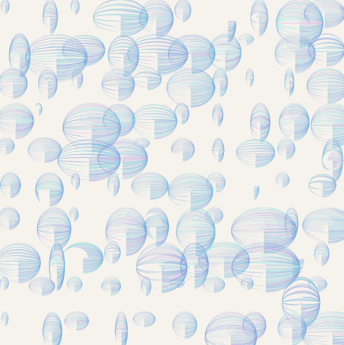 p5.js 】It tried to become a sphere. - Palette