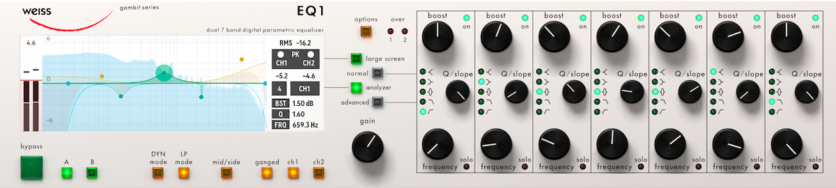 SOFTUBEからWeiss EQ1登場。Console 1用チャンネル・ストリップとバンドル製品もリリース - サンレコ 〜音楽制作と音響の ...