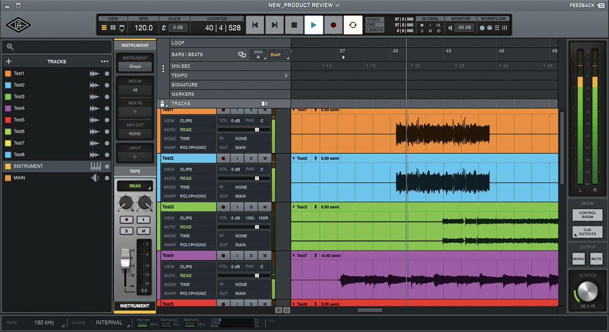 UNIVERSAL AUDIO Luna Recording System「オーディオI/Oとソフトの連携により機能を高めた音楽制作システム ...