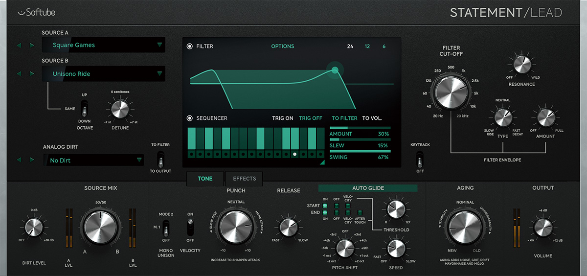 「SOFTUBE Statement Lead」製品レビュー：90種類の波形を収録するリード系音色に注力したソフト・シンセ - サンレコ 〜音楽制作と音響のすべてを届けるメディア