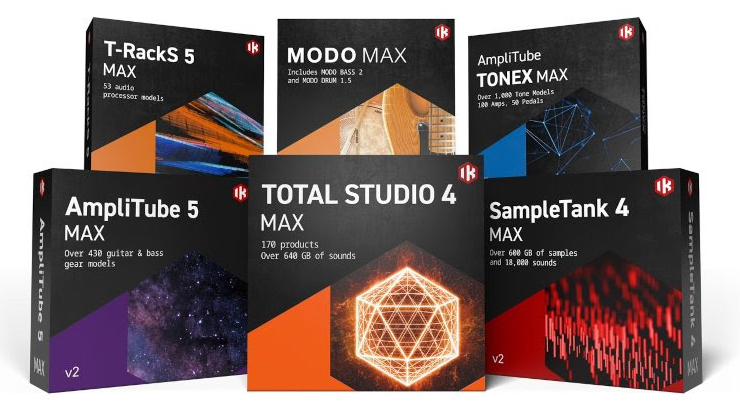 IK MULTIMEDIAのソフトを170タイトル収録した最上位バンドルTotal Studio 4 Max発売 - サンレコ 〜音楽制作と音響のすべてを届けるメディア