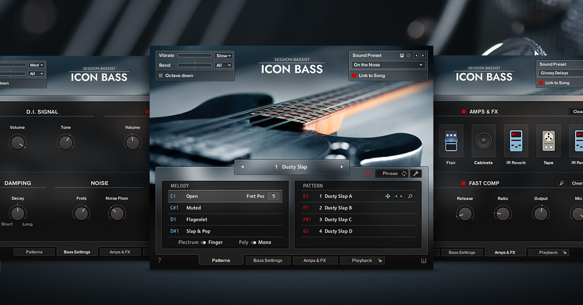 NATIVE INSTRUMENTS Session Bassist Icon Bass〜アクティブ回路を搭載したエレキベースを再現 - サン ...