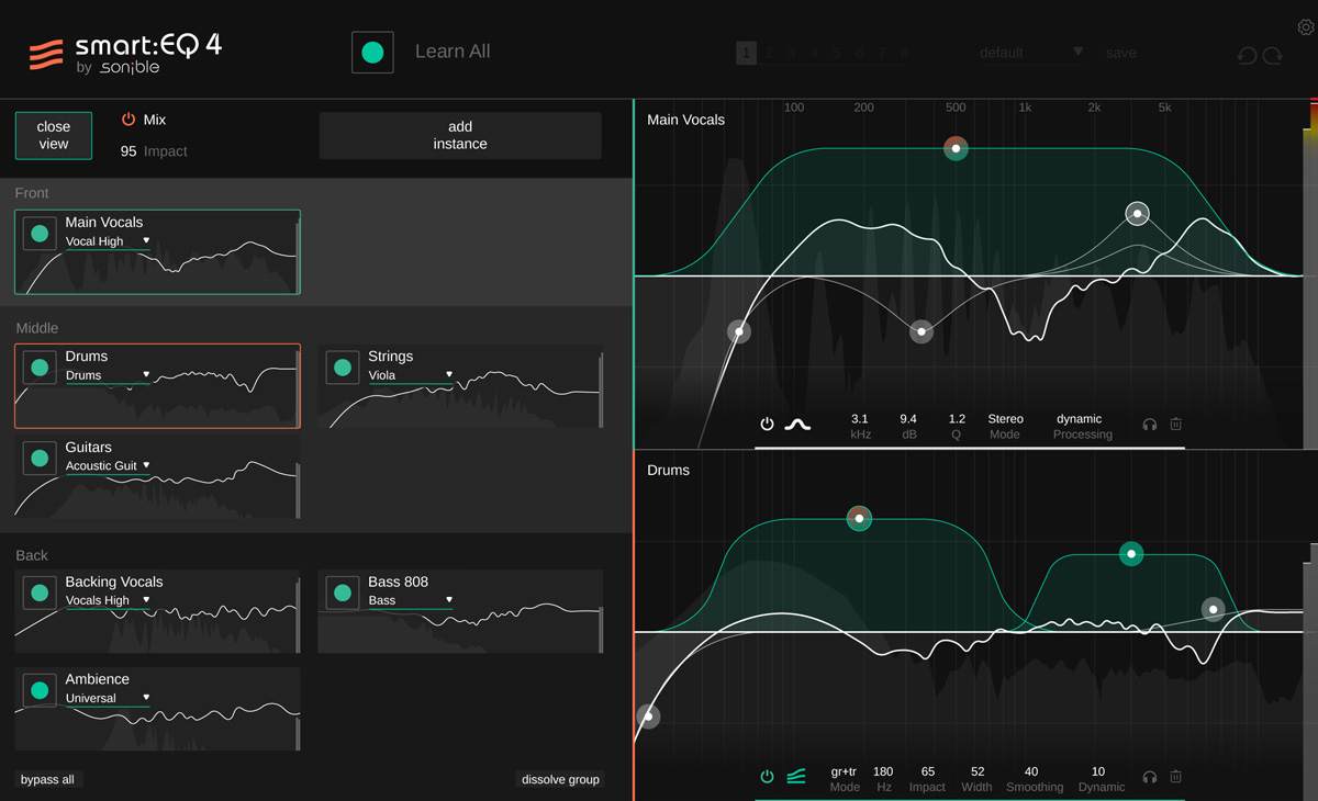 sonible smart:EQ 4 〜複数トラックを同一画面で一括処理可能になったAI搭載EQ - サンレコ 〜音楽制作と音響のすべてを届けるメディア