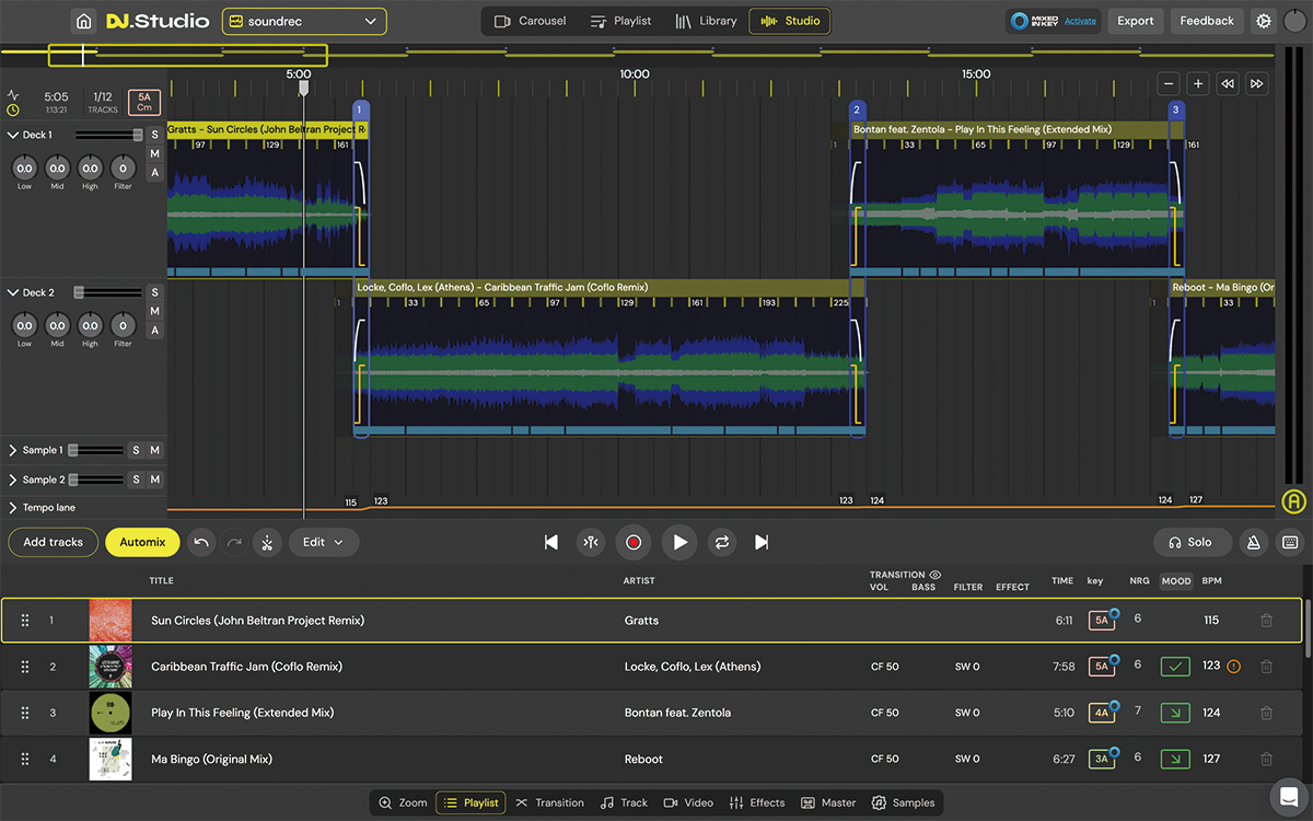DJ.STUDIO DJ.Studio Pro + Stems レビュー：YouTubeやBeatportなどの素材から自動でDJミックスが作れるソフト - サンレコ 〜音楽制作と音響のすべて ...