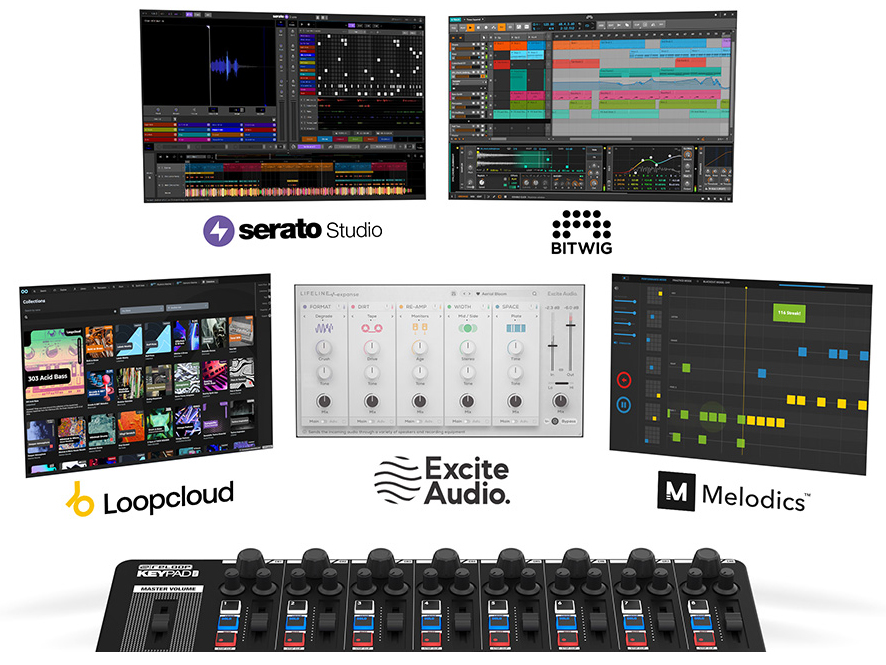 Reloop Keypad Pro 〜キーボード／パッド／ミキサー／DAWコントローラーを統合したワイヤレスMIDIコントローラー - サン ...