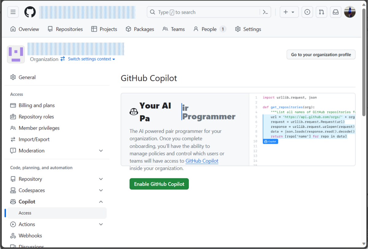 GitHub Copilot はじめました - rksoftware
