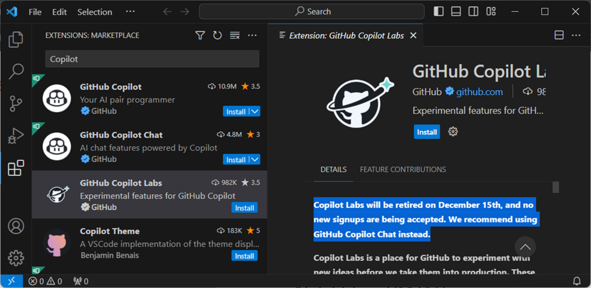 GitHub Copilot はじめました - rksoftware