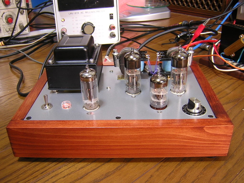 5687 SRPP ST.AMPの製作9 ようやく完成！ - mosukeのオーディオ